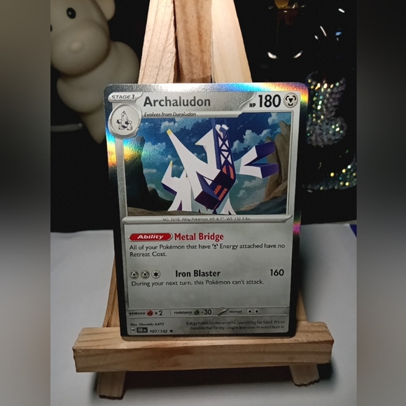 Pokemon | Other | Archaludon Rare Holographic Pokmon Trading Card ...